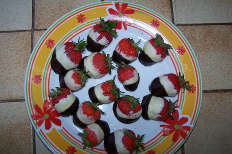 Recette de Fraises au chocolat : la recette facile