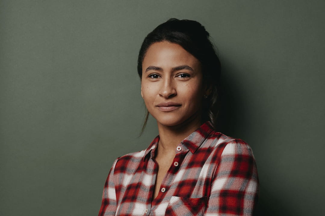 Léonie Simaga alias Izia Katell dans "Trepalium"