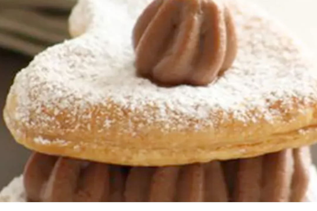 Mille-feuilles au chocolat de la St Valentin