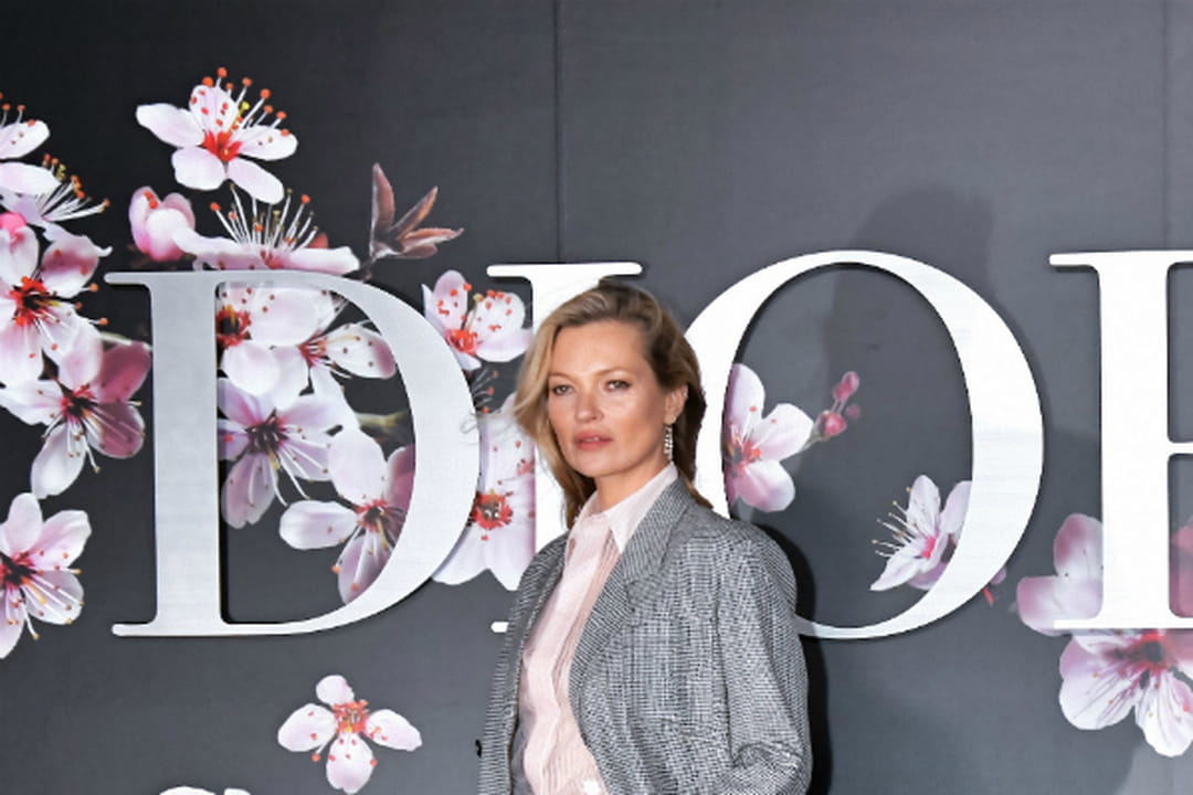 Kate Moss au show Dior Homme à Tokyo
