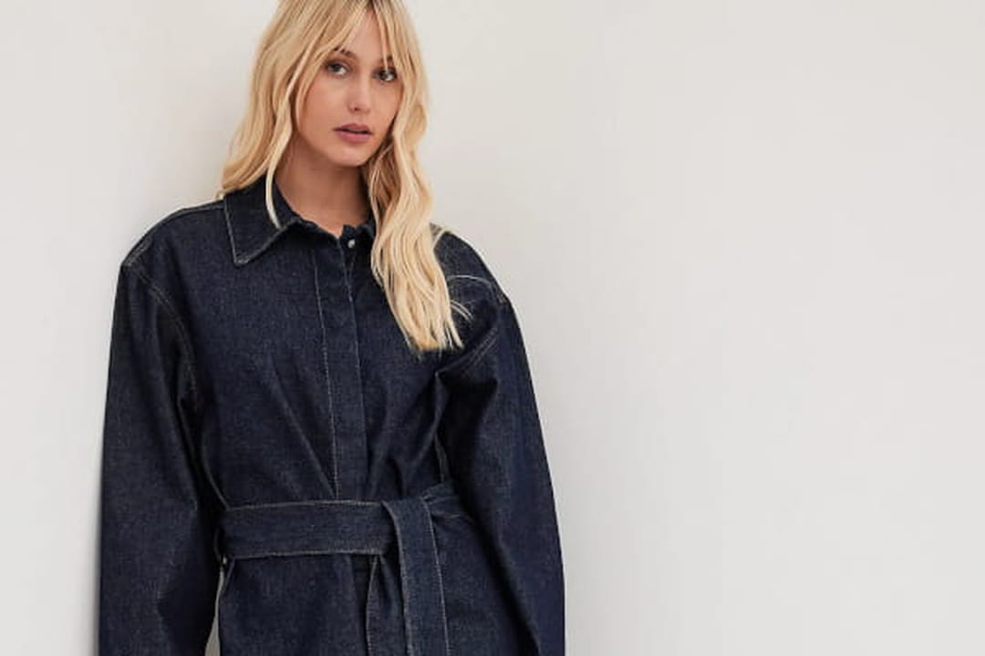 Robe en denim