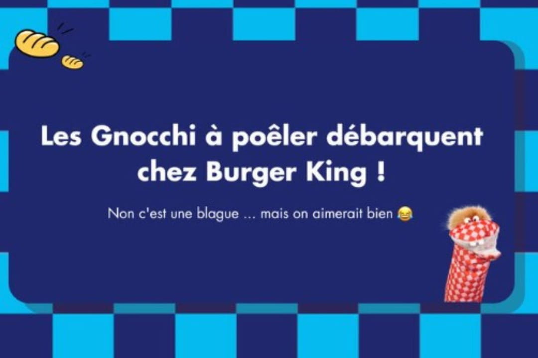 Les gnocchis à poêler Lustucru débarquent chez Buger King