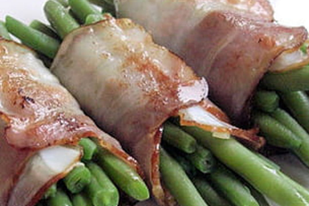 Fagots de haricots au lard