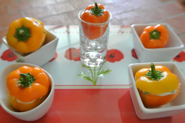 Recette de Mini poivrons thon et ricotta