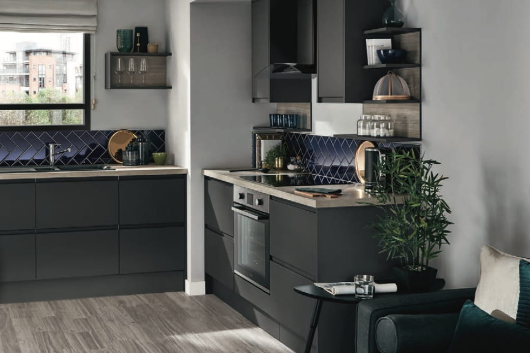 Cuisine Bréval Super mat graphite Howdens