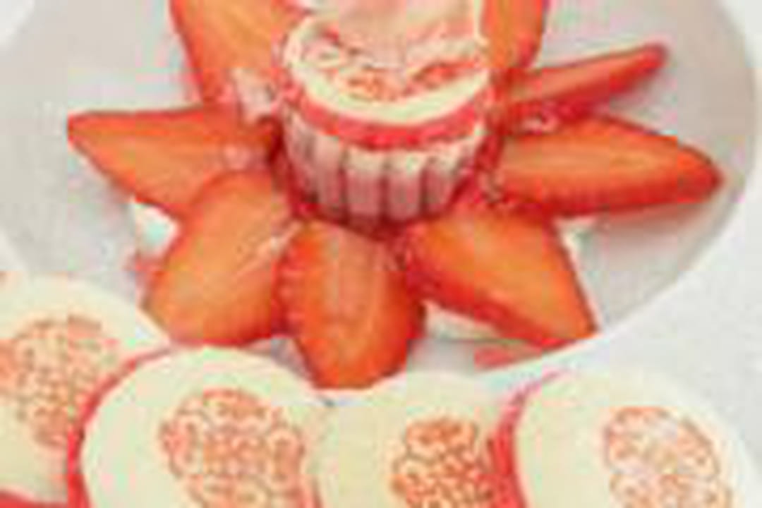 Macaron glacé citron fruits rouges