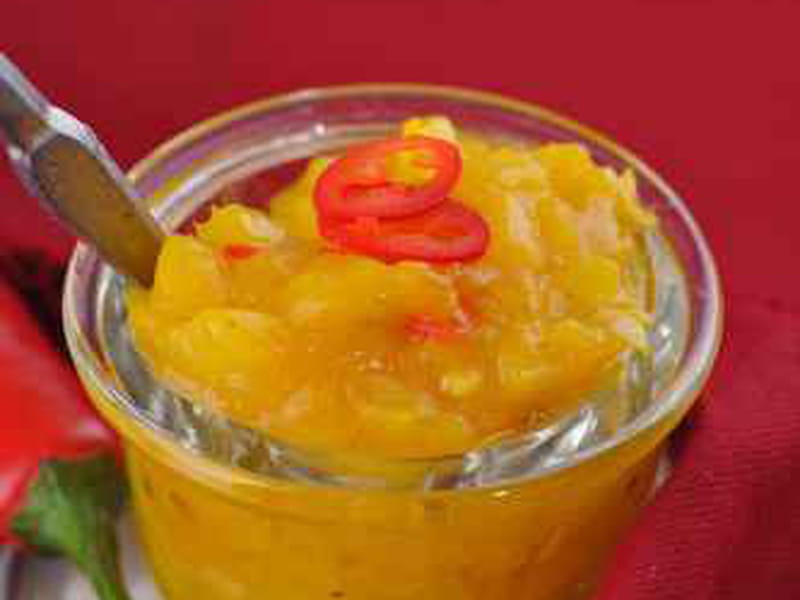 Recette de Chutney d'ananas Victoria épicé