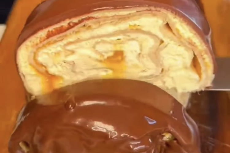 Recette de Bûche crêpes