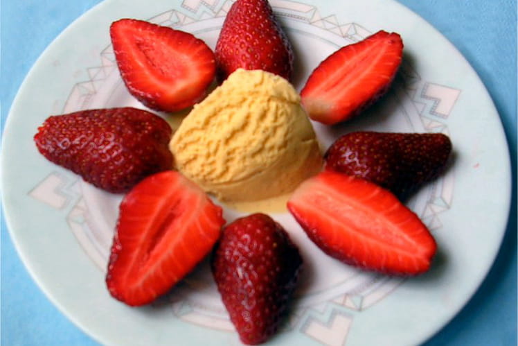 Recette de Fraises au sucre et poudre de cacao