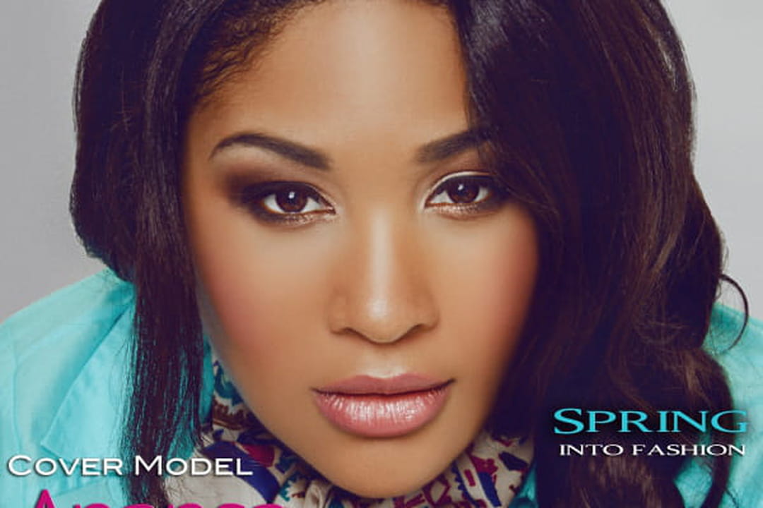 Anansa Sims en couverture du magazine "Plus"