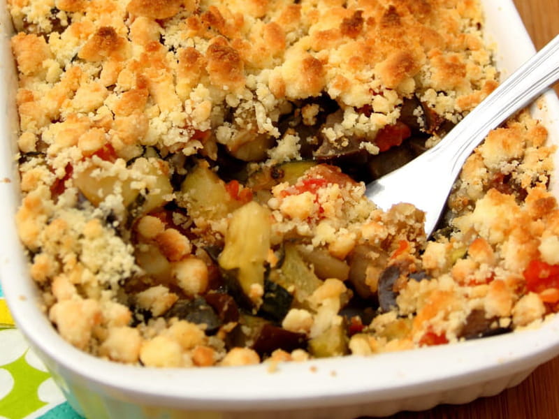 Crumble aux légumes du soleil : la recette facile