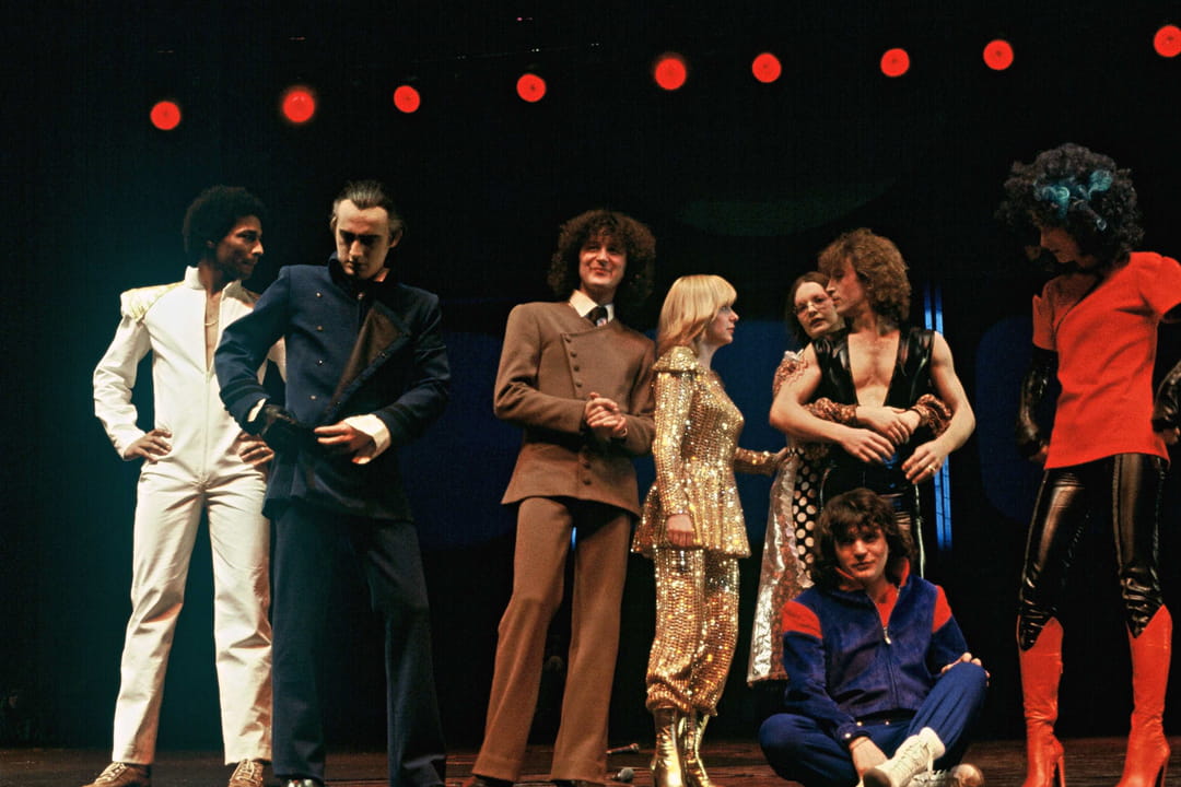 Pendant les répétitions de "Starmania", en 1979