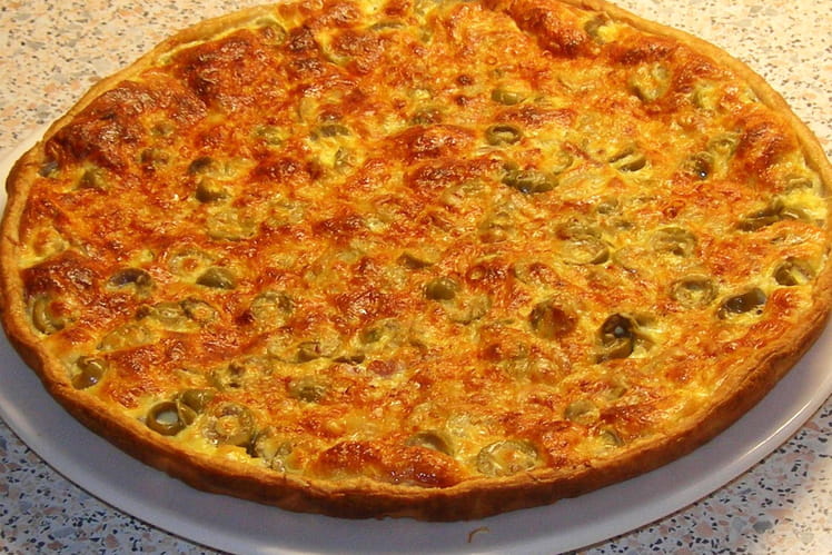 Recette de Quiche lardons-olives