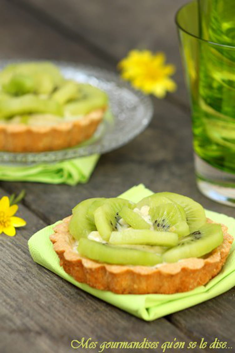 Recette Tartelettes aux kiwis (Tarte dessert)