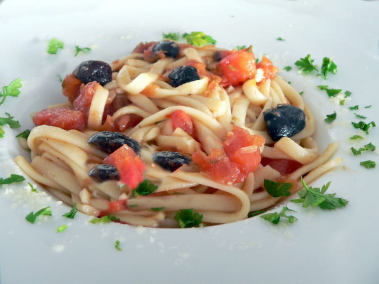 Recette de Linguines à la provençale