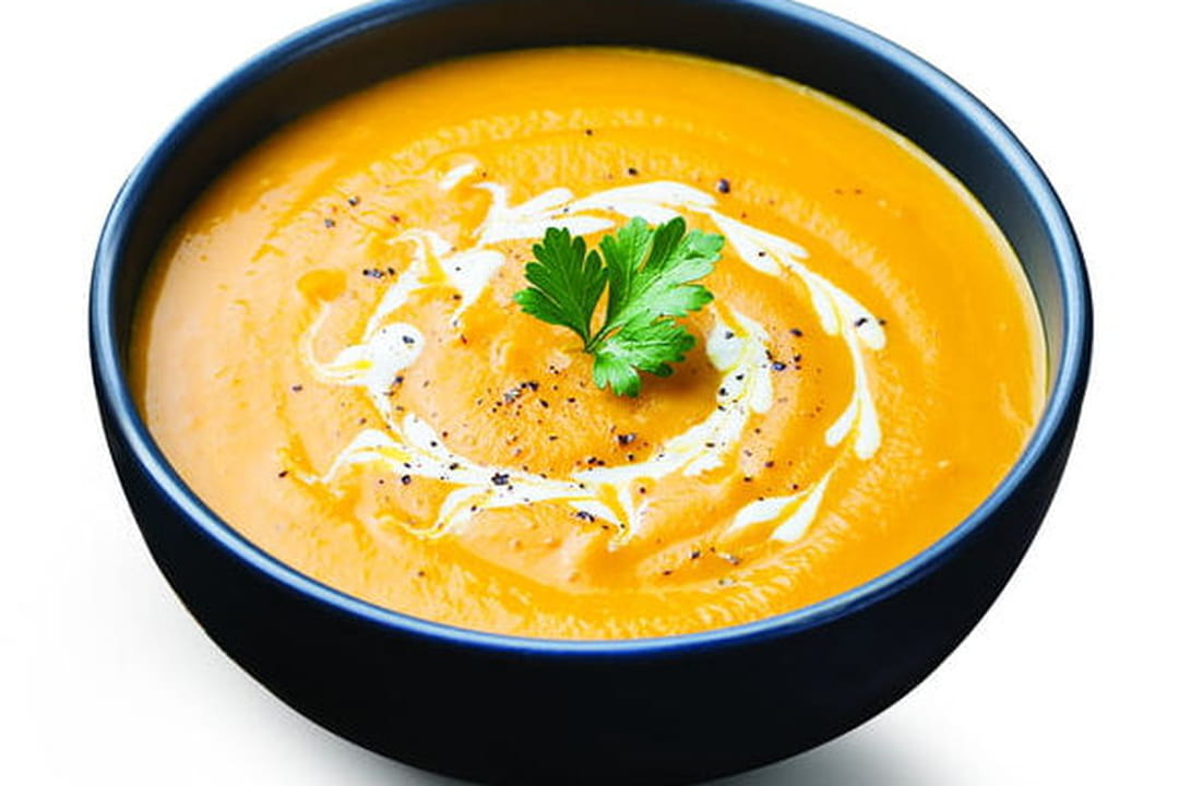 Soupe de courge au lait de coco