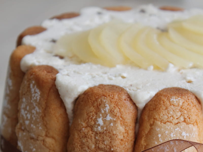 Recette de Charlotte aux poires facile façon Cyril Lignace