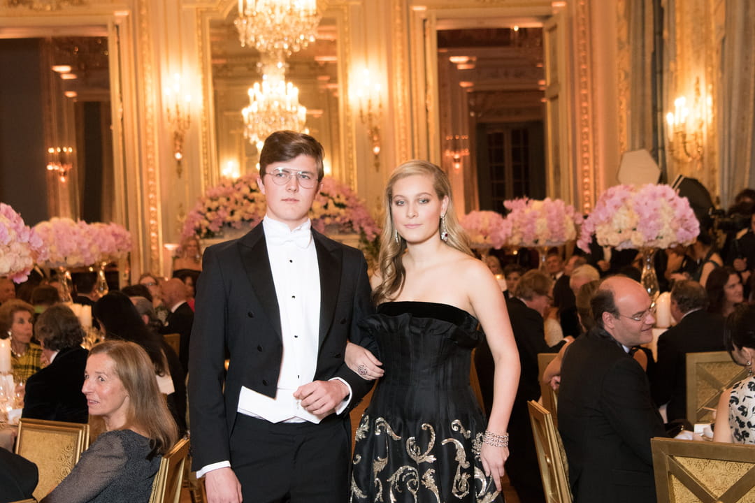 Bella Kaplan et son cavalier Nicholas Mortimer