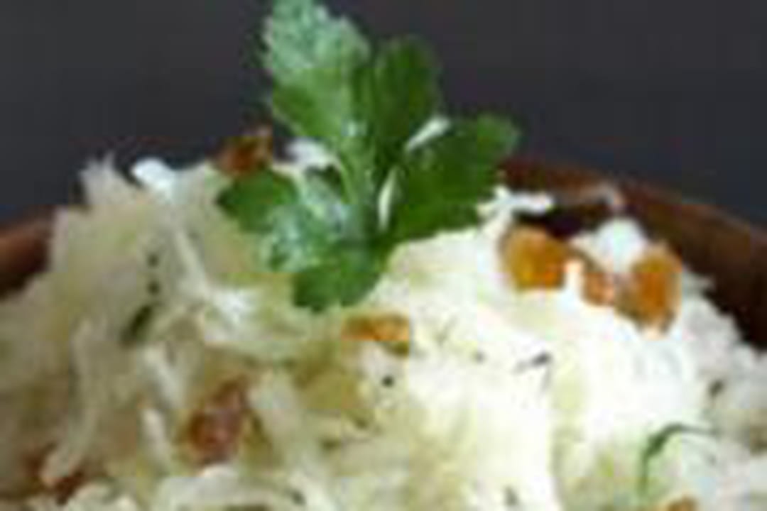 Betterave blanche en salade