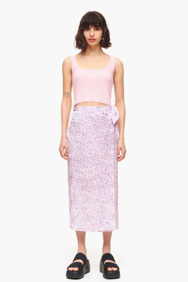 Jupe paréo mi longue