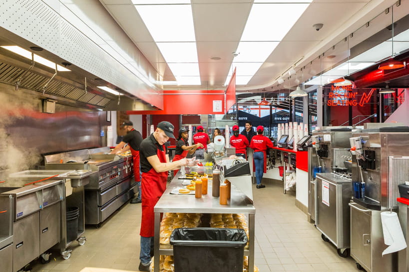 Dans les cuisines de Five Guys