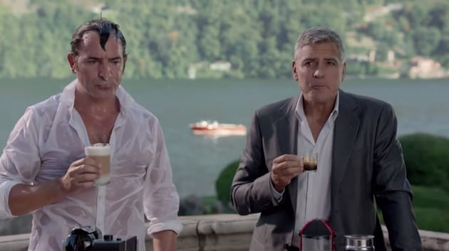 George Clooney et Jean Dujardin : un Nespresso, what else
