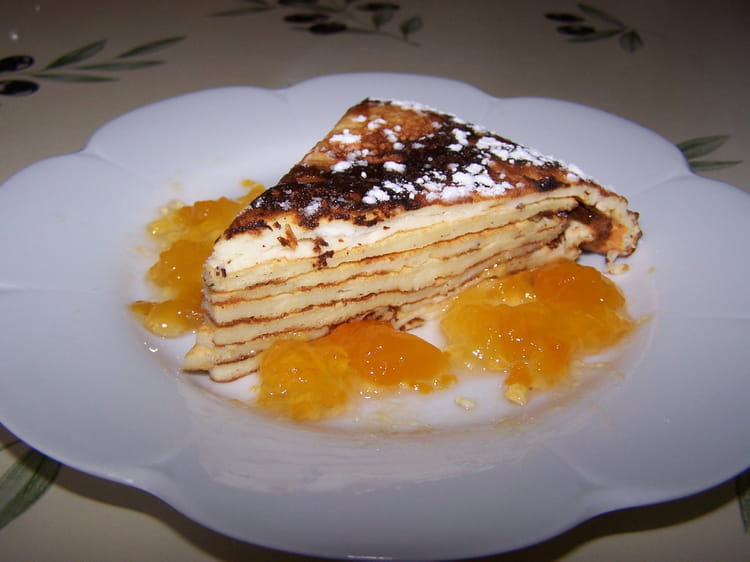 Recette de Gâteau de crêpes nature : la recette facile