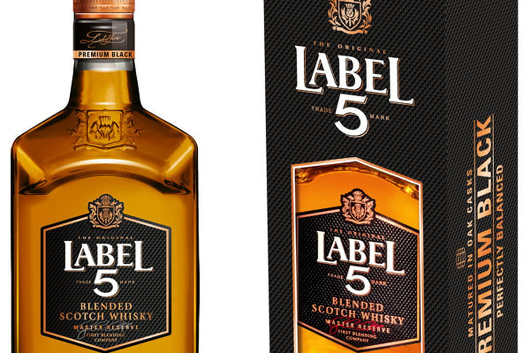 Le Scotch Whisky Label 5 Premium Black