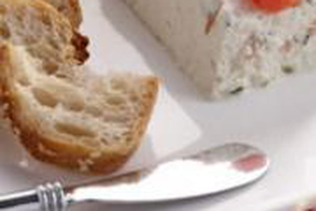 Mini terrines de langoustine, pamplemousse rose et fromage fouetté ...