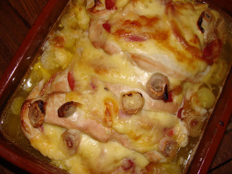 Recette de Filets de dinde au gouda