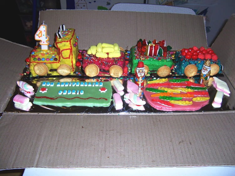Recette de Gâteau train