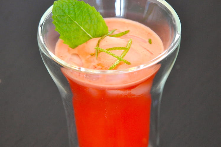 Recette de Jus de pastèque désaltérant