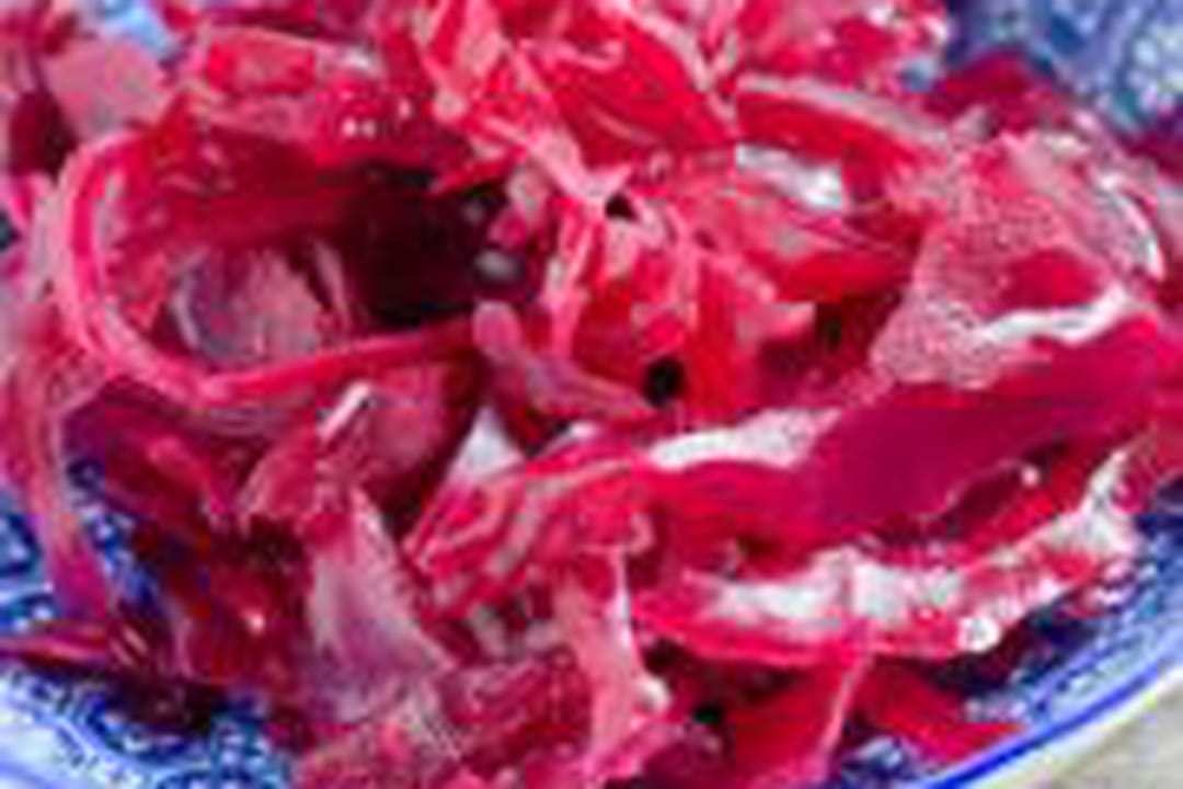 Chou rouge fermenté à la pomme