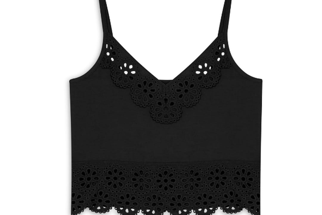 Cropped top noir de Primark