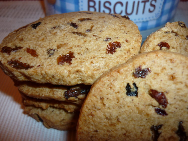 Recette de Cookies aux raisins secs et épices : la recette facile