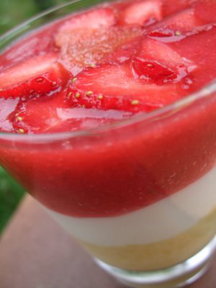 Recette de Douceur mangue-fraise