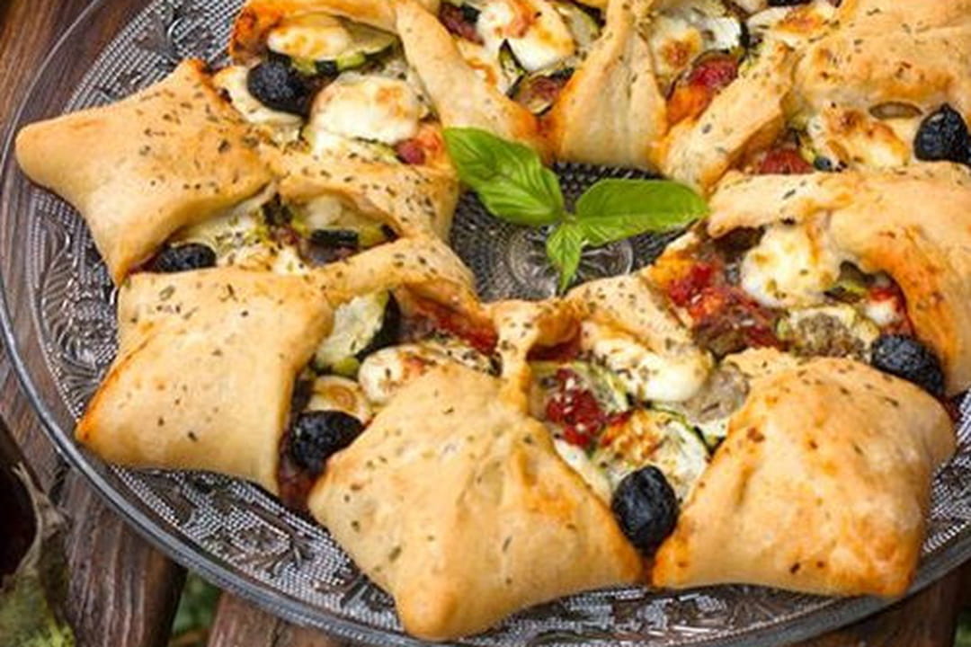 Pizza soleil aux saveurs provençales