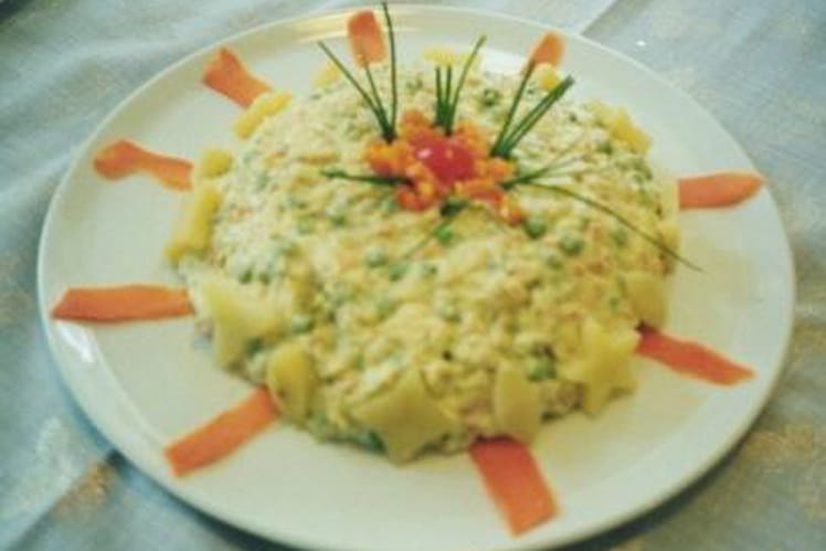 Recette de Macédoine de légumes et poissons