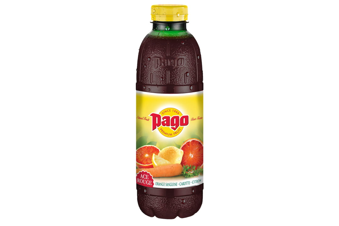 Le nouveau jus ACE rouge de Pago