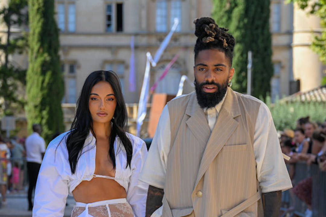 Amina Muaddi et Fary Lopes le 27 août 2022