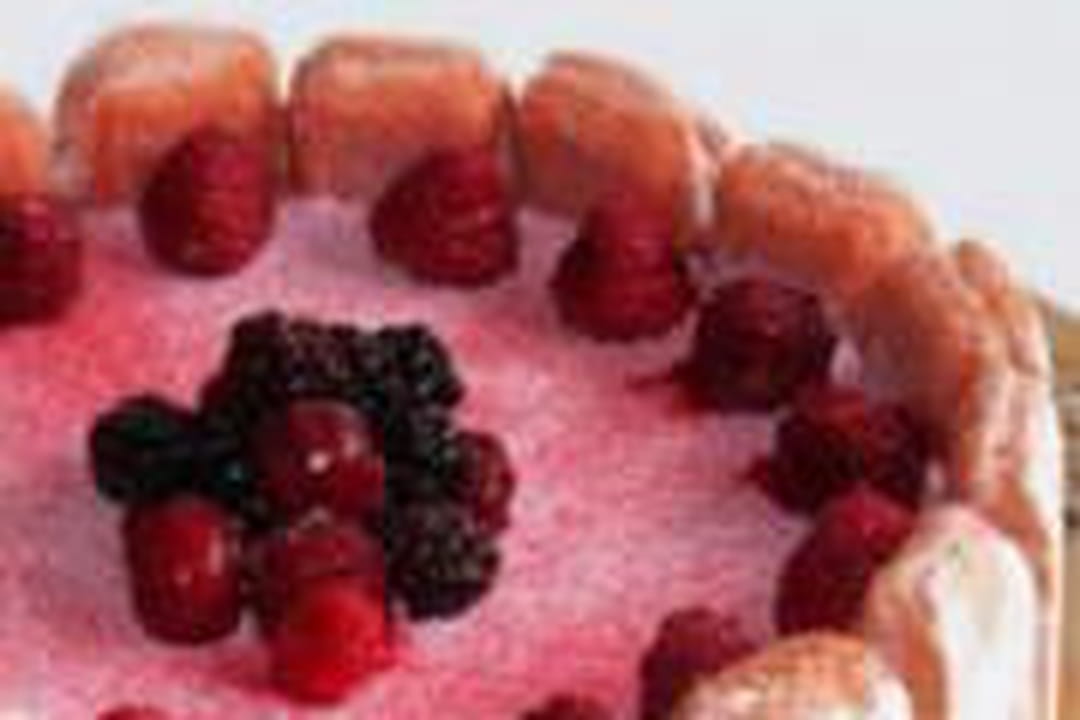 Charlotte aux fruits rouges et fromage blanc
