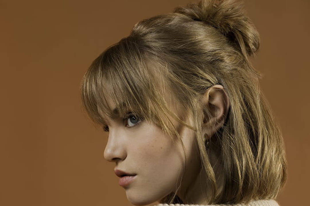 Le demi-chignon facile