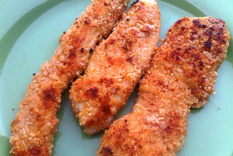 Recette de Poulet pané aux cacahuètes