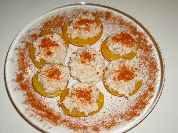 Recette de Pêches au thon : la recette facile