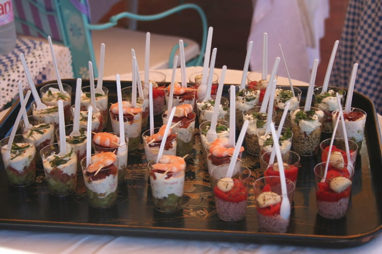 Verrines apéritives mixtes