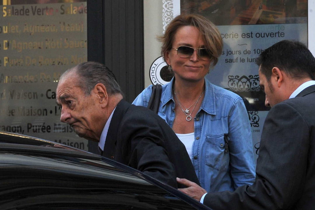 Jacques et sa fille Claude, en famille