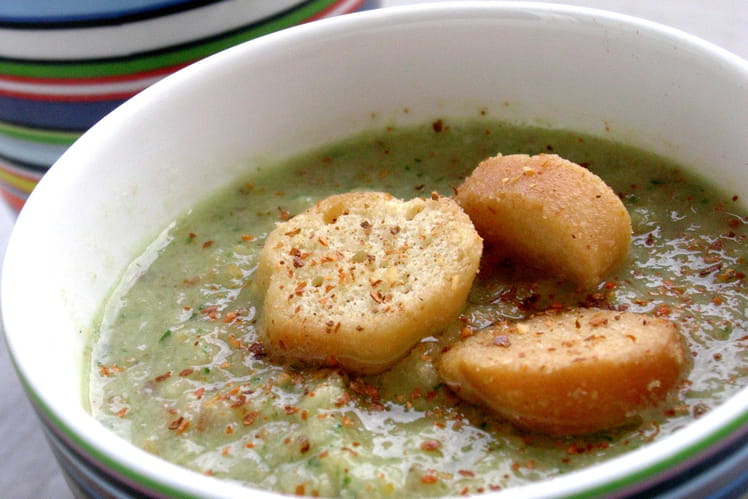 Recette de Gaspacho vert