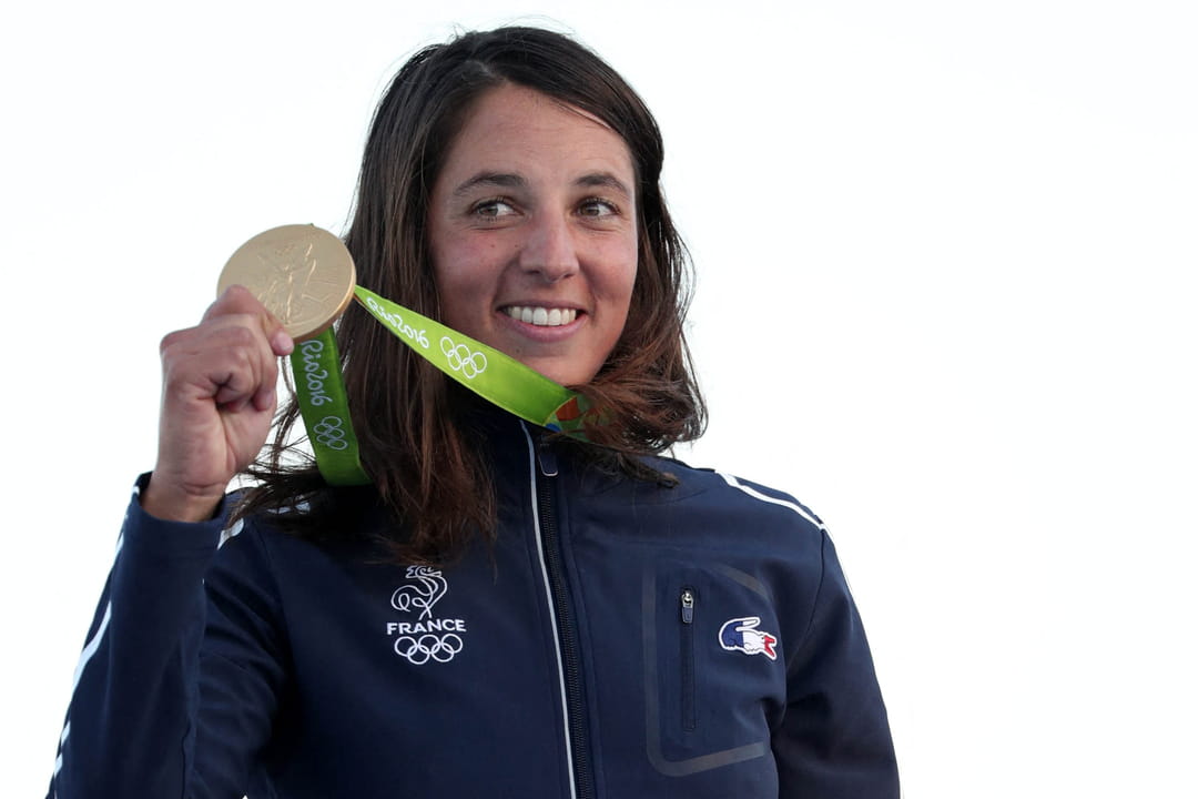 La véliplanchiste Charline Picon