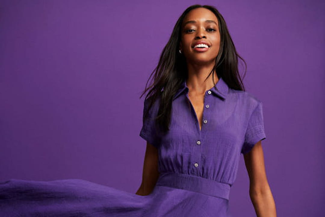 Robe violette