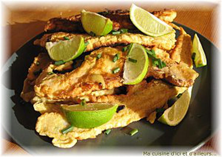 Recette de Filets de merlan en beignets aux épices